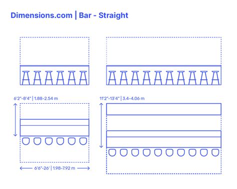 Bars Dimensions Drawings Dimensions Com