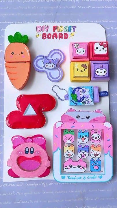 Rating My Fidget Board Asmr 🎀 Asmr Shorts Tonniartandcraft Fidget