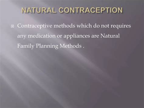Contraception Pptx Pregnancy Reproductive Health