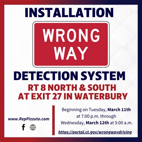 Dot Wrong Way Detection System Installation State Representative