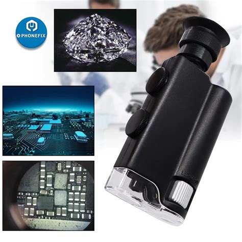 Портативный микроскоп Mshiwi 60X-240X | AliExpress