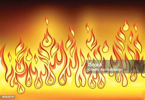 Nyala Ilustrasi Stok Unduh Gambar Sekarang Api Api Fenomena Alam
