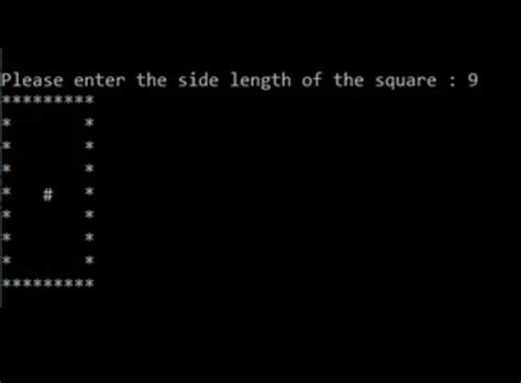 Solved Write A Python Program To Print A Hollow Square