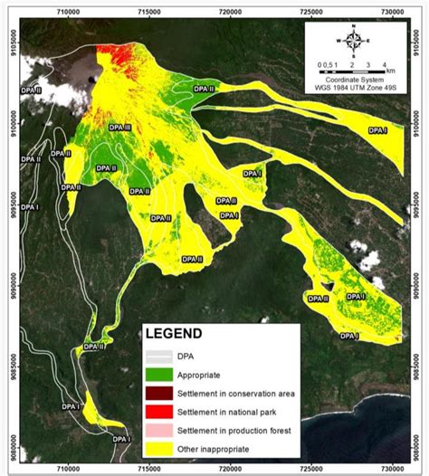 Map Of Incompatibility Of Land Use With The Regional Spatial