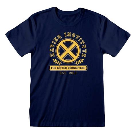 X Men Xavier Institute Badge T Shirt Merchoid