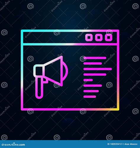 Marketing Website Communication Nolan Icon Simple Thin Line Outline Vector Of Communication