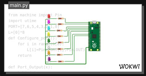 8 Bit Binary Wokwi Esp32 Stm32 Arduino Simulator