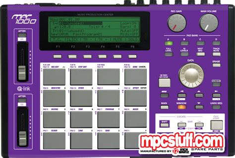Akai Mpc 1000 Color Faceplate Skin Choose Color Mpcstuff Akai Mpc Parts Accessories