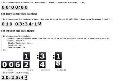 Best Jquery Countdown Timer Plugins Code Geekz