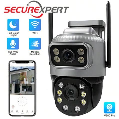 Dual Lens 1080P 1080P Full HD 360 Panoramic Surveillance Camera 2MP