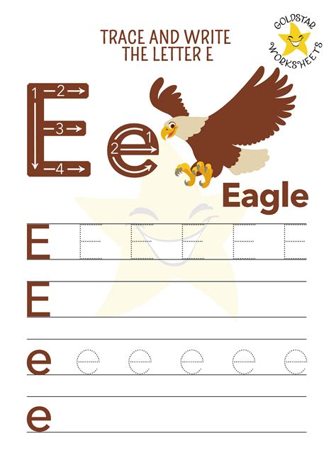 Letter E Worksheets For Preers