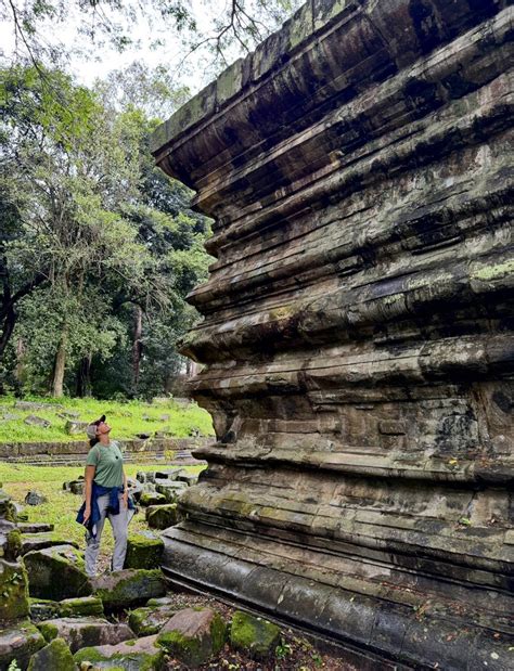 Cassie Coppersmith Gazing Up At Cambodias Enigmatic Baphuon Temple