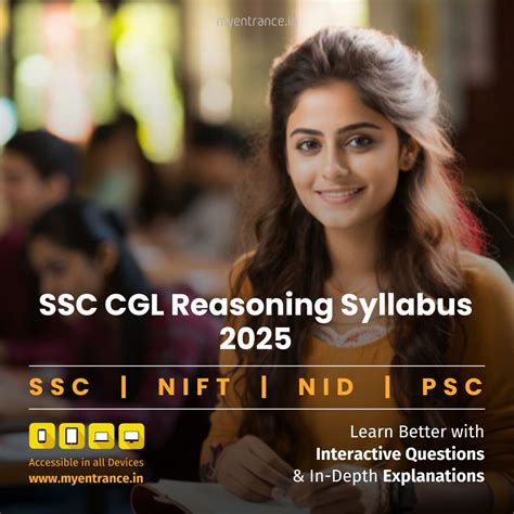 Ssc Cgl Reasoning Syllabus 2025 Topics Exam Pattern And Prep Tips My Entrance