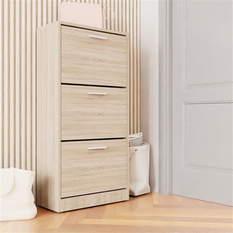 Тумба в передпокій з механізмом для взуття Каїр Ш590 В1200 Г280 Дуб сонома ціна 2899 ₴ купити