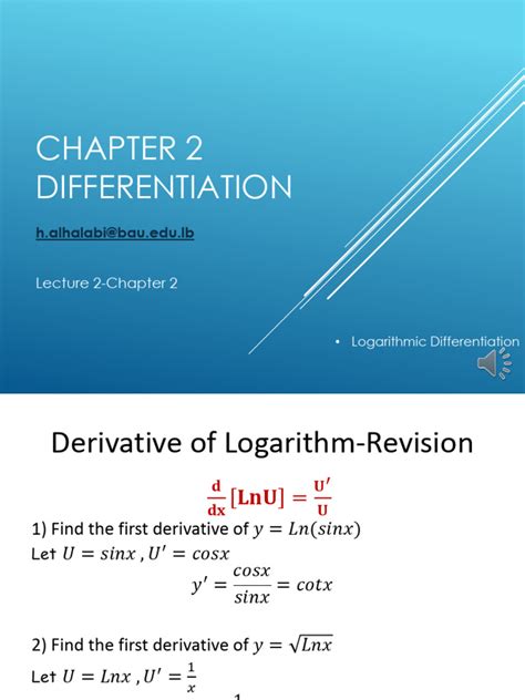 Derivative Lec 2 Pdf Derivative Mathematics