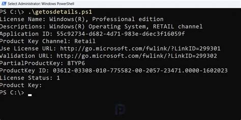 Get Os License Details Using Powershell