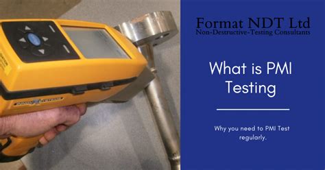 What Is Pmi Testing Format Ndt