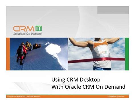 Using Crm Desktop With Oracle Crm On Demand