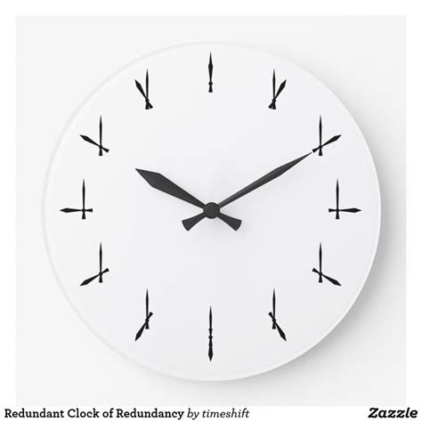 Redundant Clock Of Redundancy Zazzle
