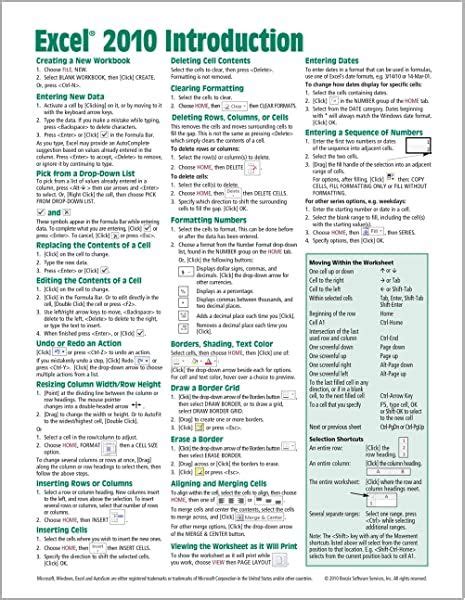 Microsoft Word 2010 Formatting Quick Reference Guide Cheat Sheet Of Instructions Tips Shortcuts