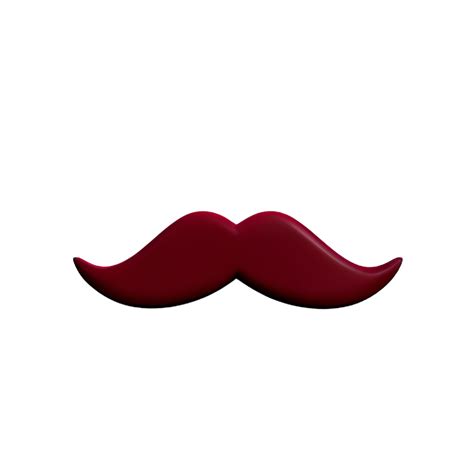 Mustache 3d Rendering Icon Illustration 28852687 Png