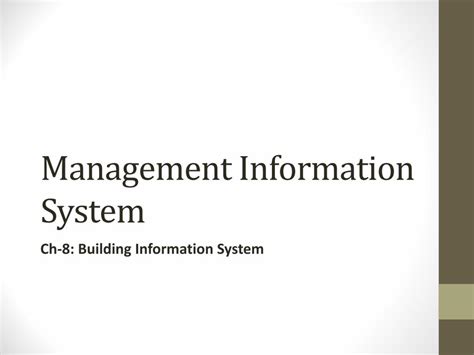 Pdf Management Information System · Aspects When There Is An