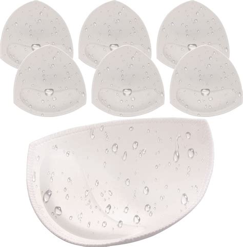 Nimiah Waterproof Swimsuit Bra Inserts Pads Removable Bathing Suit Insert 3 Pairs Bikini Push Up