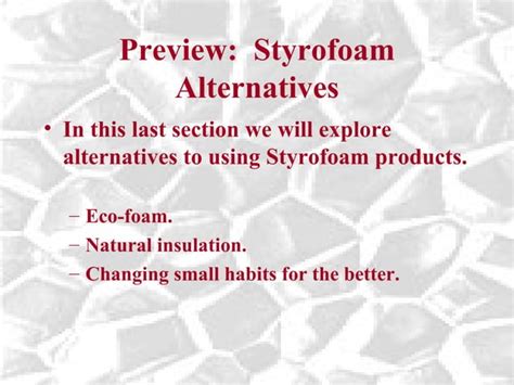 The Life Cycle Of Styrofoam Ppt