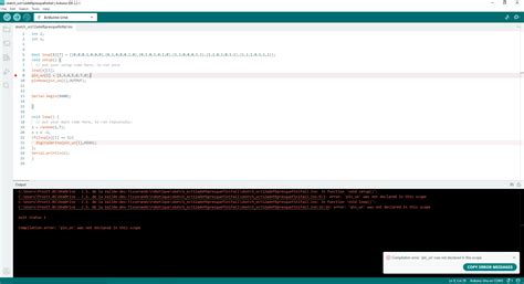 Un Erreur De Déclaration Avec Mon Code Français Arduino Forum