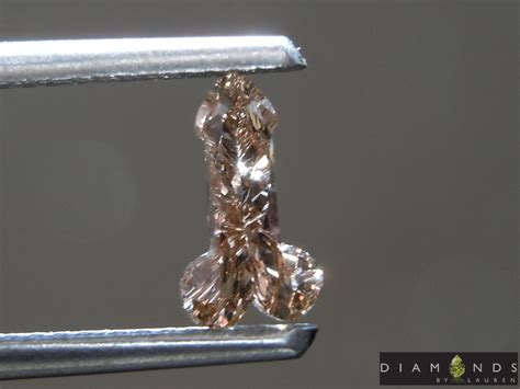 067ct Brown Novelty Shape Diamond