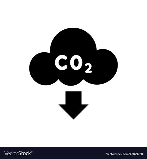 Carbon Offset Icon Royalty Free Vector Image Vectorstock