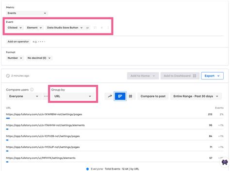 How To Check If Someone Clicked On A Particular Button On A Specific Page Fullstory Help Center