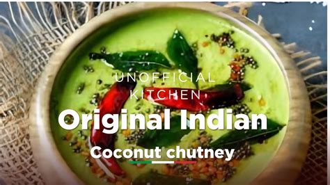 South Special 🌝 Coconut Chutney 🥥 Recipe Youtube