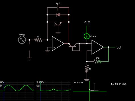 Log Amplifier Online Circuit Simulator