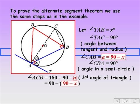 teach gcse maths alternate segment theorem teach gcse