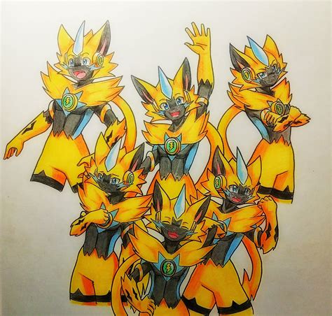 How To Draw Zeraora Easy