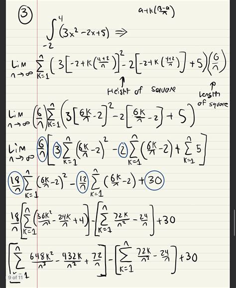 Calculus 1 Area Approximation How Can I Use The Definition Of A Definite Integral To Solve