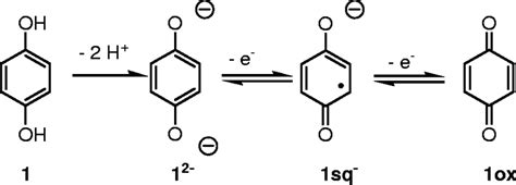 Scheme 1 Oxidation Of Hydroquinone Download Scientific Diagram