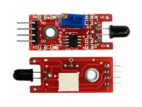 sensor de chama ky 026 fogo infravermelho 5mm usinainfo