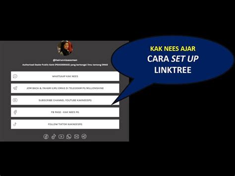 Cara Nak Buat Linktree Mudah Dan Senang Mekhimcydrake