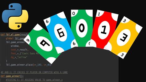 Uno Game Tkinter Python Youtube