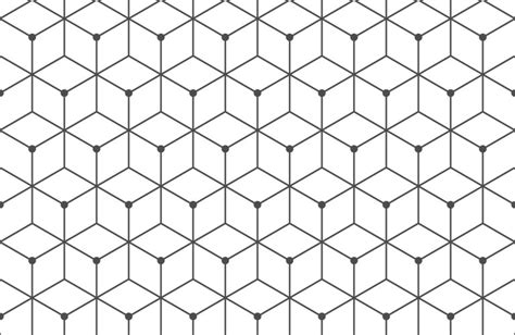 Gray Isometric Grid Seamless Pattern Royalty Free Vector