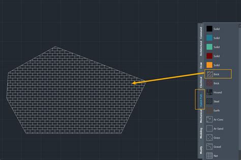 ★how to use the tool palette to hatch in zwcad technical knowledge