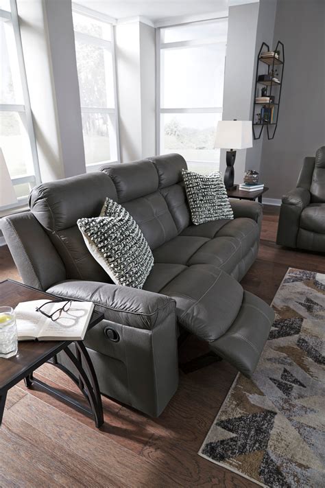 Jesolo Dark Gray Reclining Living Room Set Luna Furniture Living