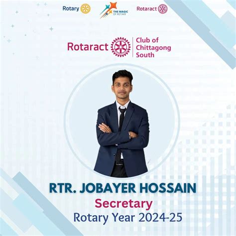 Jobayer Hossain On Linkedin Alhamdulillah Honored To Serve As Secretary For The Rotaract