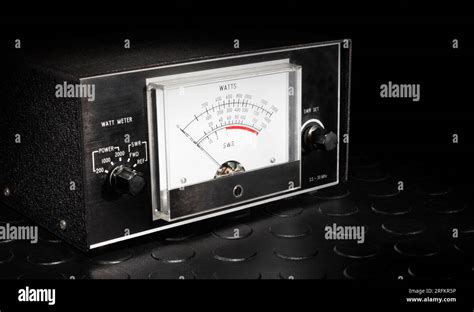 Meter Used By Cb And Ham Radio Enthusiasts To Measure Efficiency Of