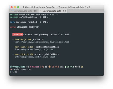 TypeError Cannot Read Property Address Of Null Issue Gatsbyjs Gatsby GitHub