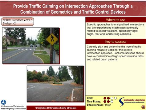 Ppt Unsignalized Intersection Safety Strategies Powerpoint