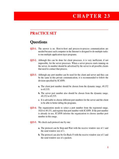 Chap 23 Pdf Transmission Control Protocol Port Computer Networking