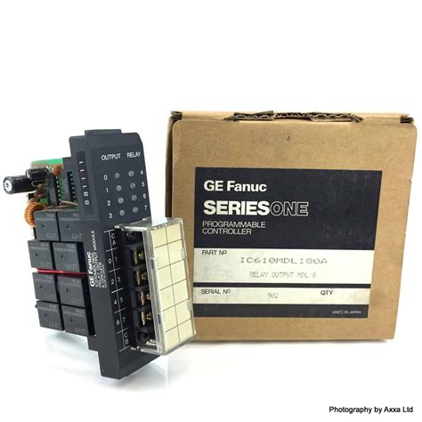 Relay Output Module Ic610mdl180a Ge Fanuc 8 Circuits Axxa Motor Control And Automation